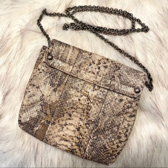 Coach | Bags | Coach Snakeskin Print Crossbody Purse | Poshmark
